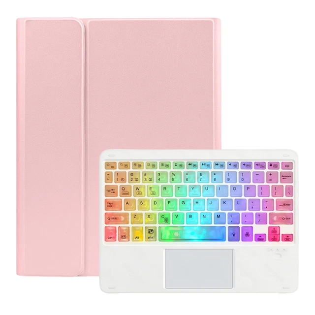 TOUCHPAD KEYBOARD COVER Laptop Wireless Bluetooth with Protective Case ...