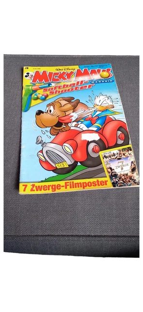 WALT DISNEY MICKY Maus Magazin 28 Donald Duck 7 Zwerge Poster EUR 5,95 ...