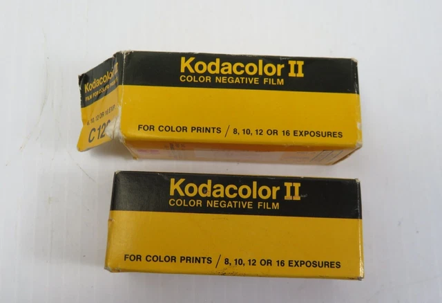 VINTAGE KODAK KODACOLOR II C-120 Color Negative Film Exp 1979-80 £14.16 - PicClick UK