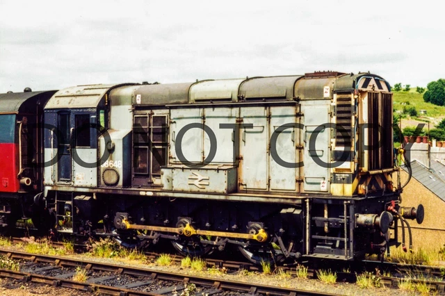 Uk Diesel Train Railway Photograph Of Class 08 08648 Loco Rm08 232 £1
