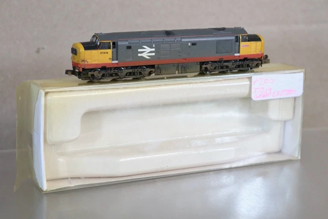CJM GRAHAM FARISH Usé Br Railfreight Classe 37 Diesel Locomotive 37678 ...