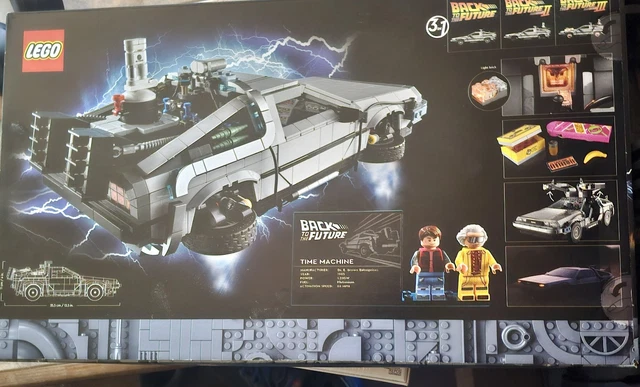 LEGO ICONS BACK to the Future Time Machine Set 10300 - Delorean £146.30 ...