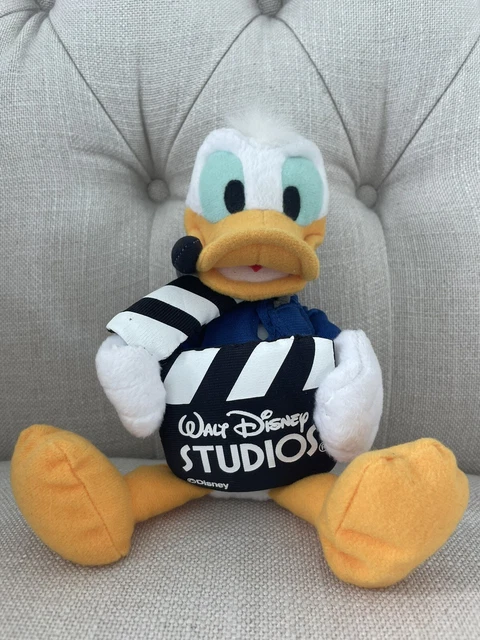WALT DISNEY STUDIOS Disneyland Paris Donald Duck Director Plush Soft ...