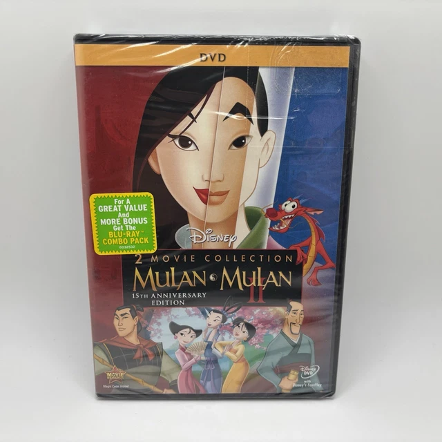 *SEALED* DISNEY MULAN/MULAN II - 2 Movie Collection Anniversary Edition ...