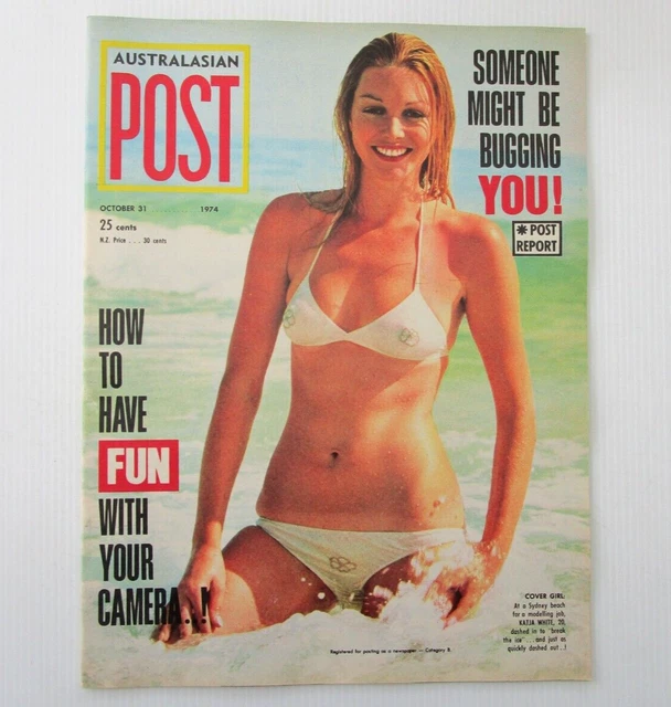 1974 AUSTRALASIAN POST Magazine - Katja White Cover $13.39 - PicClick AU