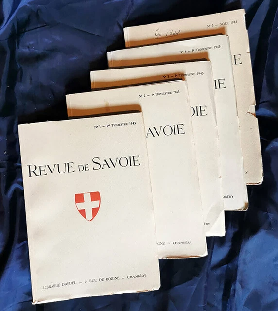 LOT DE 10 REVUES de SAVOIE 1943 , 1944 et 1946 - Librairie Dardel ...