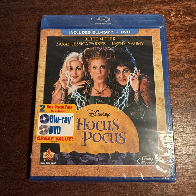 DISNEYS HOCUS POCUS (Blu-ray, DVD, Two disc combo pack) £7.73 - PicClick UK