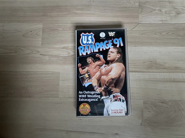 WWF/WWE - US Rampage 1991 VHS (Rare) £5.92 - PicClick UK