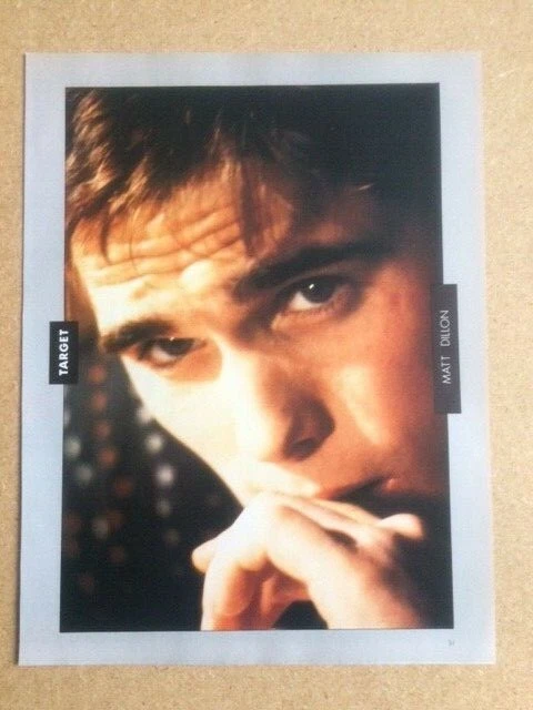 MATT DILLON ORIGINAL Vintage Film Review Magazine Poster £13.00 ...