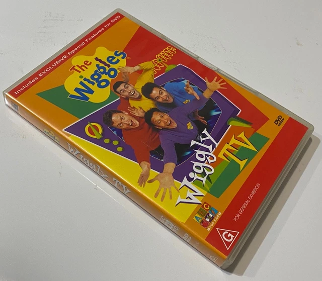 THE WIGGLES WIGGLY TV DVD Vintage 2000 Region 4 PAL Original Cast OG the-wiggles-wiggly-tv-dvd-vintage-2000-region-4-pal-original-cast-og