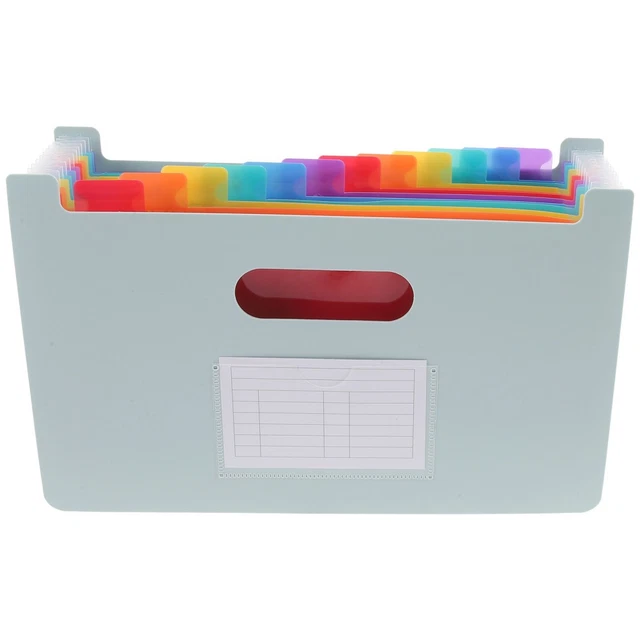 LARGE CAPACITY FILE Folder Desktop File Storage Folder File Storage Bag ...