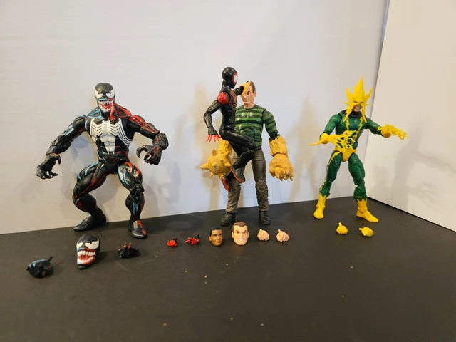 HASBRO MARVEL LEGENDS Spider-Man Retro Collection Miles Sandman Venom ...