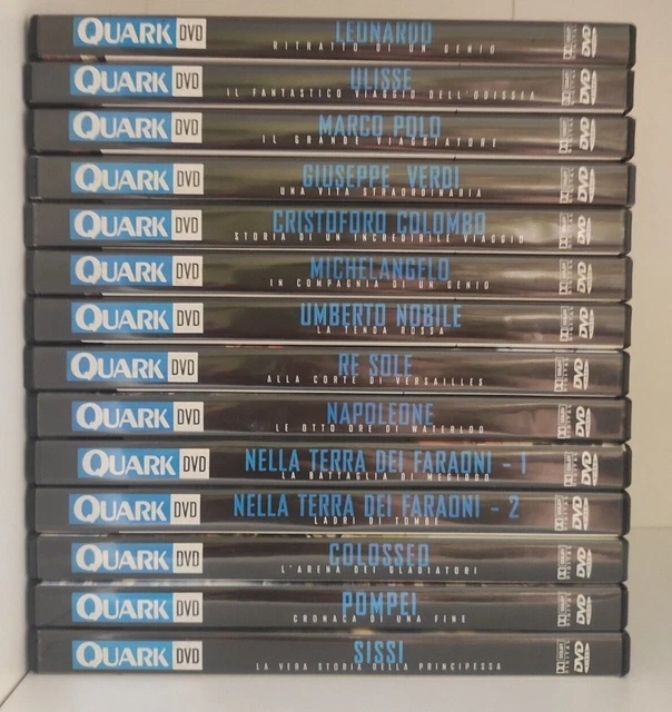 QUARK 14 DVD Raccolta Completa Piero Angela Alberto Documentari ...