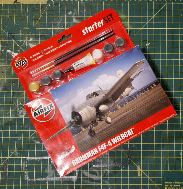 AIRFIX GRUMMAN F4F-4 Wildcat Scale Model Kit- 1:72. New In Sealed Box £ ...