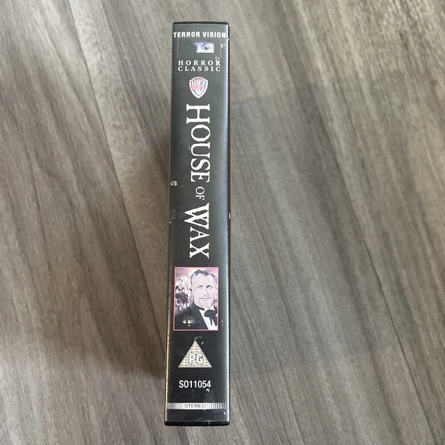 HOUSE OF WAX VHS Terror Vision Horror Classic With 3 Cards Special ...
