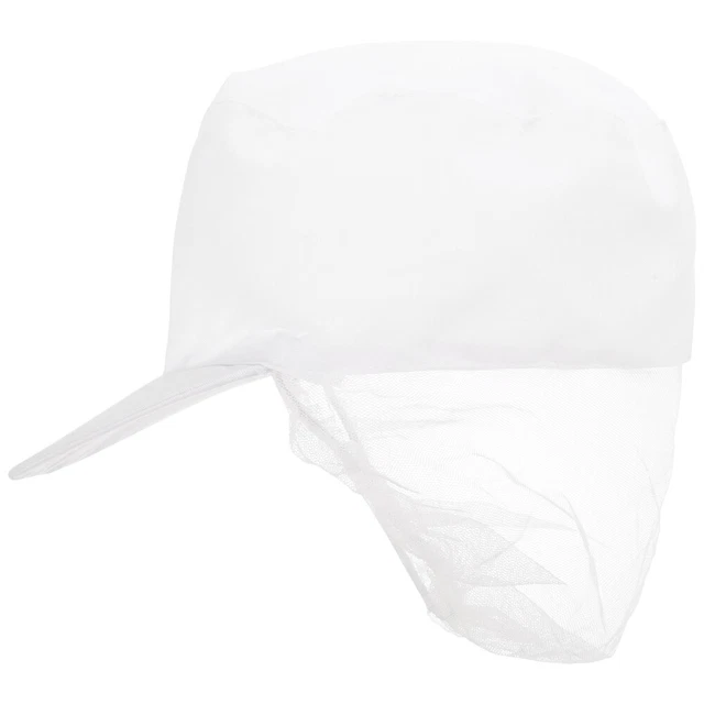 KITCHEN SERVING HAT Restaurant Chef Skull Cap Baking Mesh Work Miss ...