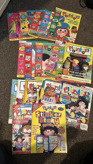 18 X PLAYDAYS MAGAZINE Issues Comics Bundle Joblot £49.99 - PicClick UK