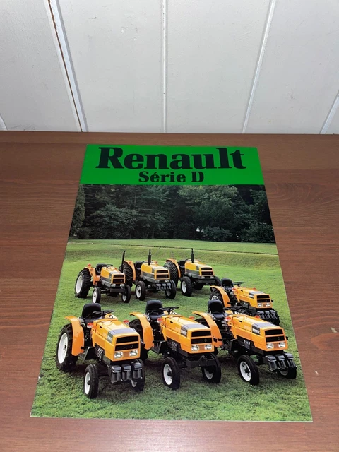 BROCHURE PROSPEKT PROSPECTUS TRACTEUR RENAULT SERIE D tractor-traktor-john deere EUR 10,50 ...