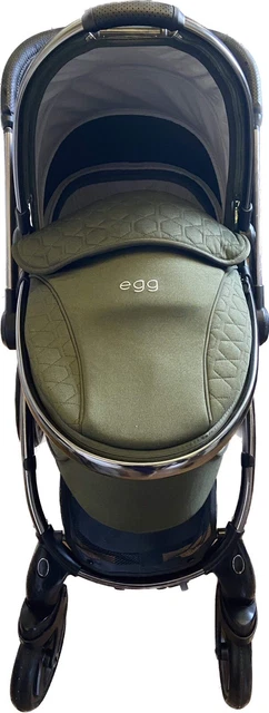 EGG 2 CARRYCOT Pram With Bag In Green £100.00 - PicClick UK