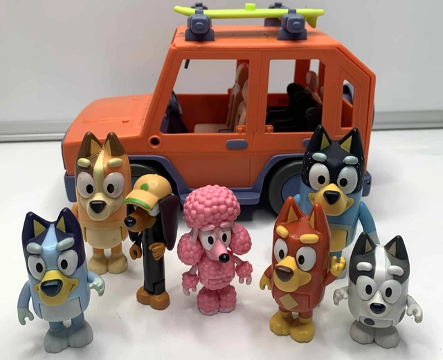 BLUEY HEELER CAR Toy Vehicle With Set Of Play Figures (O3) £18.99 ...
