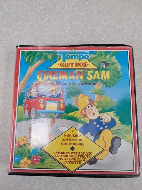VINTAGE FIREMAN SAM Tempo Gift Box. Books and cassette 1987 £50.00 ...