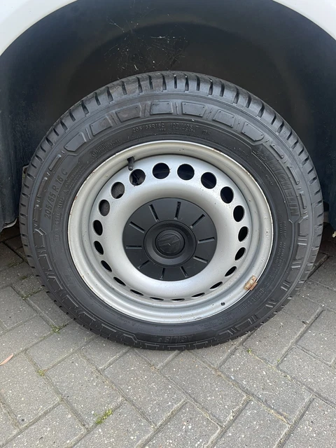 VW TRANSPORTER T6 steel wheels with tyres and centre caps £85.00 ...
