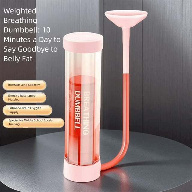 LUNG RESPIRATOR ABDOMINAL Muscle Trainer Deep Breathing Trainer Gym ...