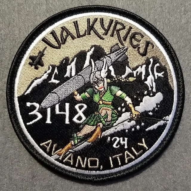 USAF 495TH FS "Valkyries" F-35A Lightning II RAF Lakenheath patch sur ...
