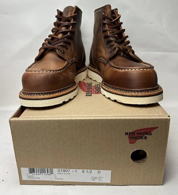 RED WING SHOES Red Wing 1907 US9.5 Approx. 27.5cm 6 inch Classic Mock U ...
