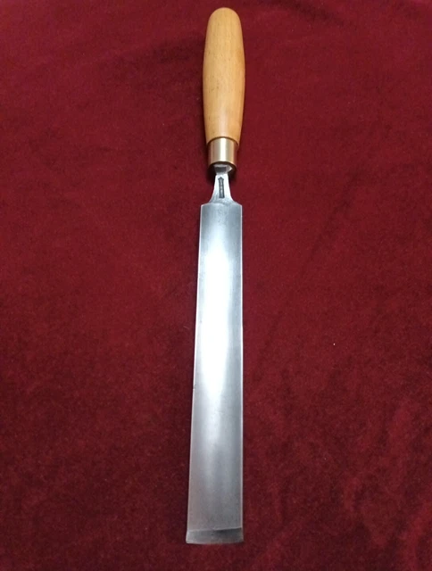 VINTAGE 1 1/2 Inch Wide W Marples Cast Steel Shallow Wood Carving Gouge ...