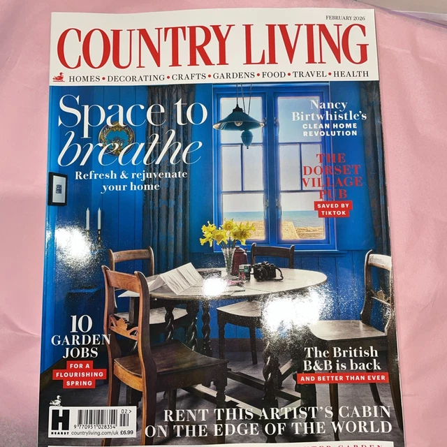 COUNTRY LIVING UK Magazine February 2026 £22.32 - PicClick UK