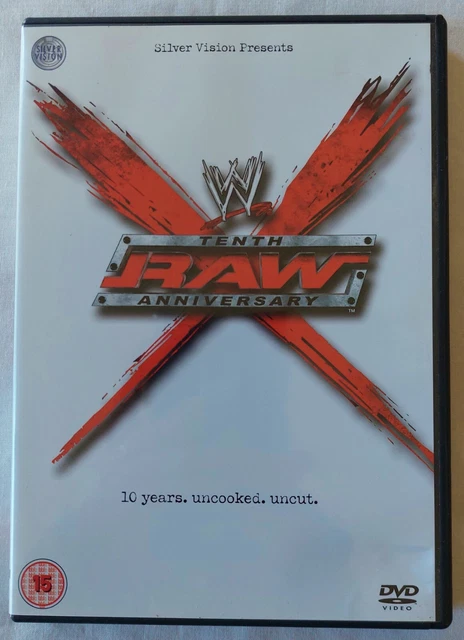 WWE RAW TENTH Anniversary DVD - Discontinued wrestling release - WWF ...