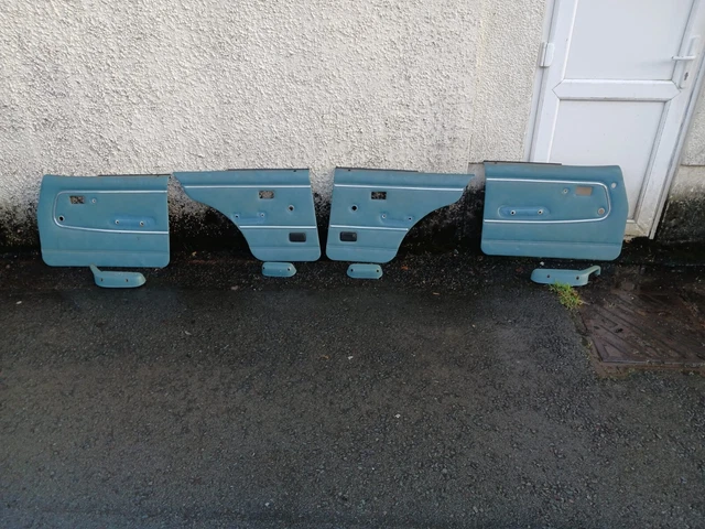 FORD ESCORT MK2 Ghia/GL 4 Door Blue Door Trim Set £120.00 - PicClick UK