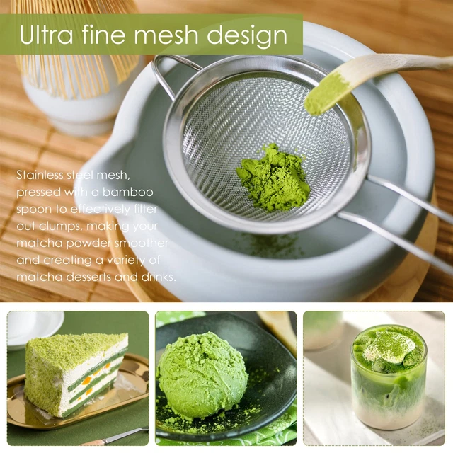 6 PCS ELEGANT Matcha Whisk Set Practical Matcha Tea Kit Includes Bamboo ...