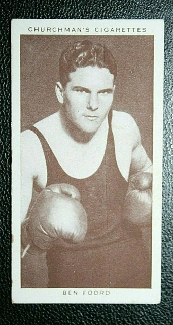BEN FOORD British Heavyweight Champion Boxer Vintage 1930's Card £4.99 ...