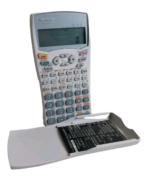 VINTAGE SHARP EL-531W Advanced D.a.l. Calculator With Slide Top Working ...