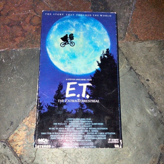 E.T. THE EXTRA-TERRESTRIAL VHS Vintage Nostalgic £6.60 - PicClick UK