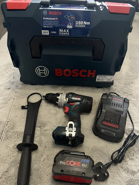 BOSCH GSB 18V-150 C 18V 5.5AH battery pro core Cordless Drill Driver ...