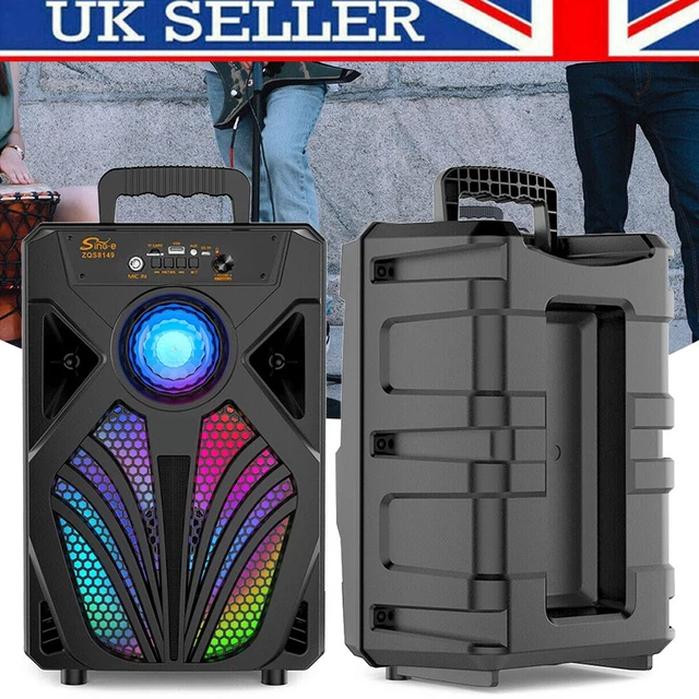 PORTABLE BLUETOOTH SPEAKER Heavy Bass Party Stereo Subwoofer Mic TWS ...