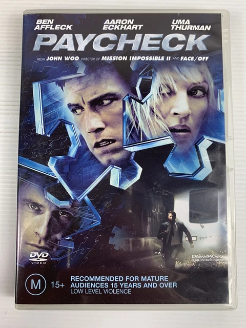 PAYCHECK BEN AFFLECK Aaron Eckhart Uma Thurman DVD R4 $8.97 - PicClick AU