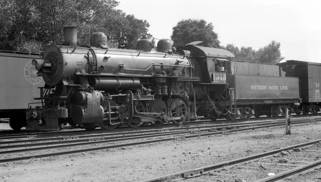 SP SOUTHERN PACIFIC Railroad Locomotive Engine No 1313 Old Train Photo ...