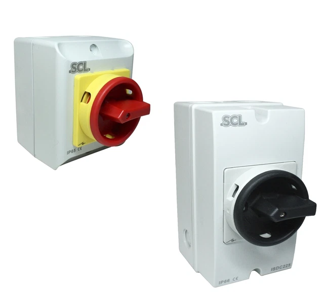 PV KIT INSTALLATION 25A 2 Pole Dc Isolator & 20A 4 Pole Ac Isolator £45 ...