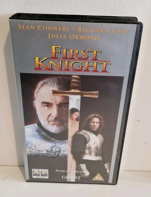 FIRST KNIGHT VHS Video Rated Pg Sean Connery Richard Gere Julia Ormond £5.91 - PicClick UK