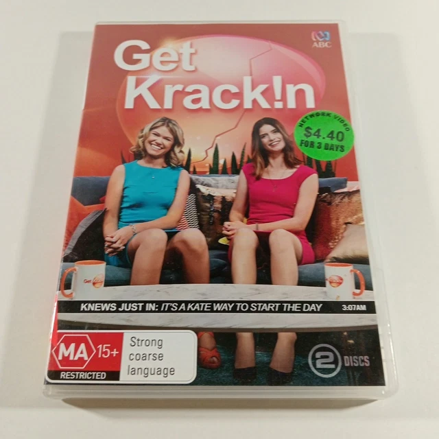 GET KRACKIN DVD Region 4 PAL Two Disc Set Ex Rental TV Series $12.00 ...