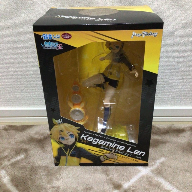 HATSUNE MIKU PROJECT DIVA F 2nd Kagamine Len 1/7 Figure Stylish Energy ...