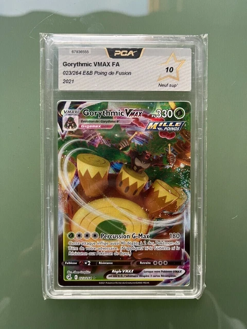 CARTE POKÉMON GORYTHMIC Vmax FA 023/264 Poing de Fusion PCA 10 Psa/Bgs ...