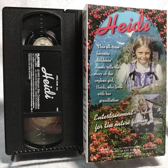 HEIDI VHS VIDEO Tape 2000 Maximilian Shell Jean Simmons Jen £3.32 ...