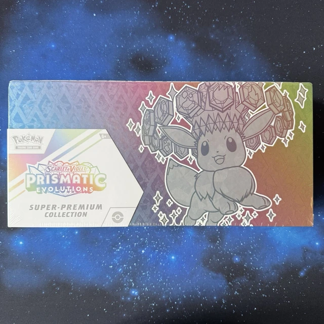 POKÉMON TCG PRISMATIC Evolutions Super Premium Collection Brand New ...