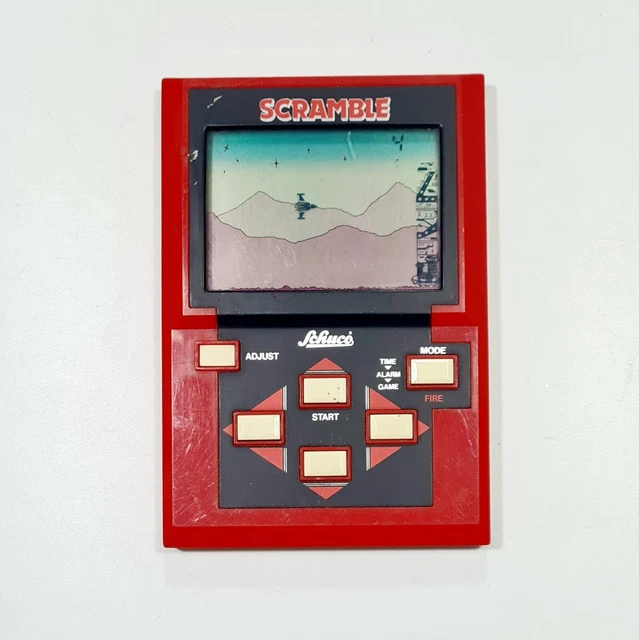 ©1983 EPOCH SCHUCO® Tronic LCD Handheld SCRAMBLE Shmup/Arcade/Pixel ...