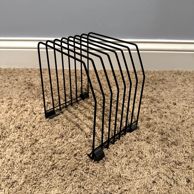 FELLOWES 68112 WIRE Organizer 7 Sections Desktop File Folder Rack Desk ...